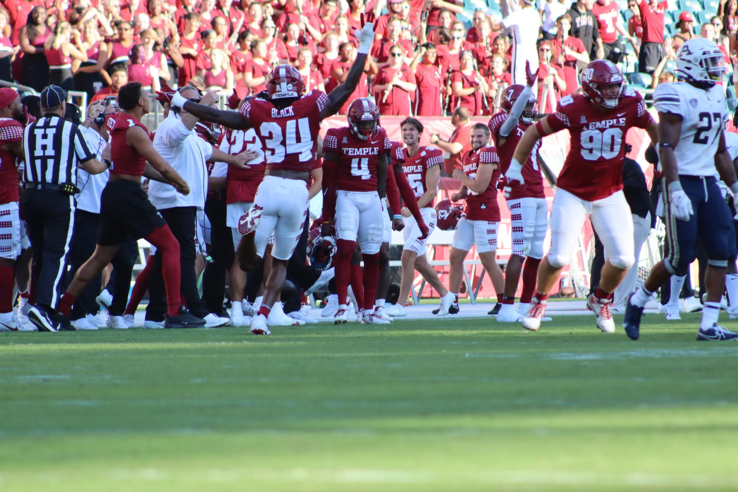 Temple’s offense shows up late in 24-21 win against Akron - WHIP Radio